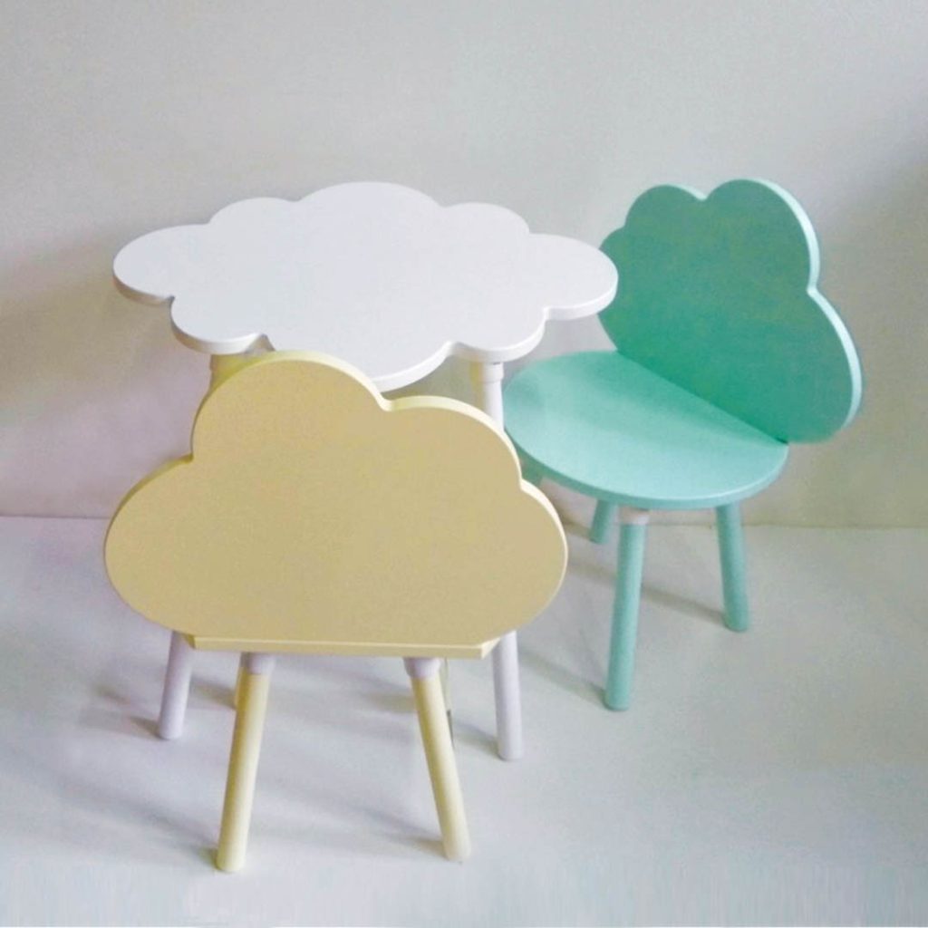 Sto i stolice za decu drvena Gungula | Mala stolica i sto TataMata